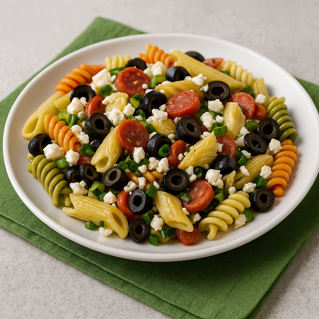 KITCHEN SINK PASTA SALAD – The Classy Cruet